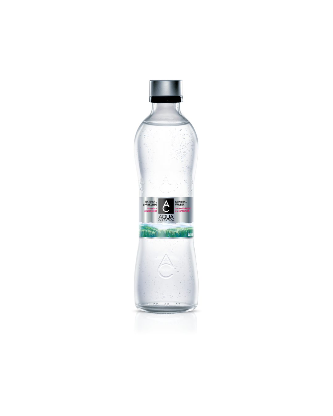 Aqua Carpatica 330ml x 12 Naturally Sparkling Glass bottle – Artesian ...